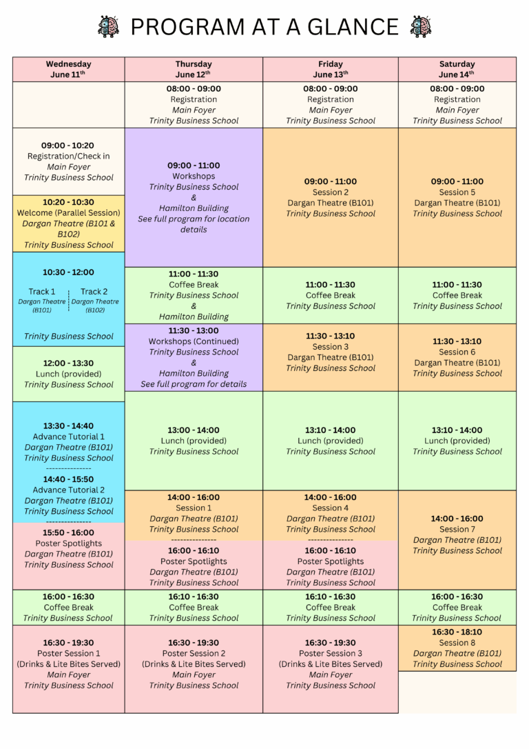 Program at a Glance | RLDM